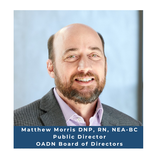 OADN Voices: November Leadership Message from Public Board Member Matthew Morris - OADN